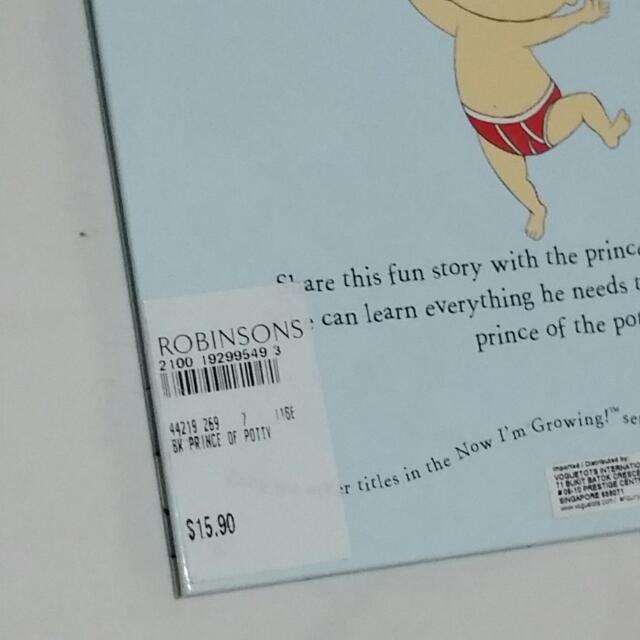 Prince Of The POTTY, Hobbies & Toys, Books & Magazines, Children's ...