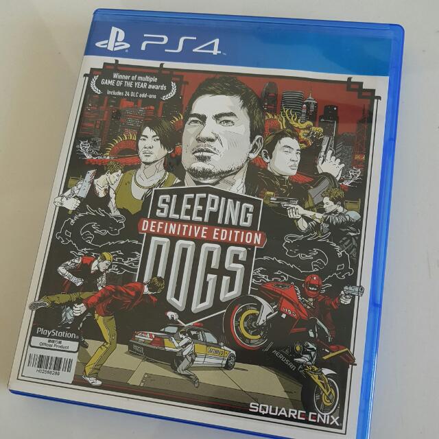 PS4 Sleeping dogs Definitive Edition, Video Gaming, Video Games ...