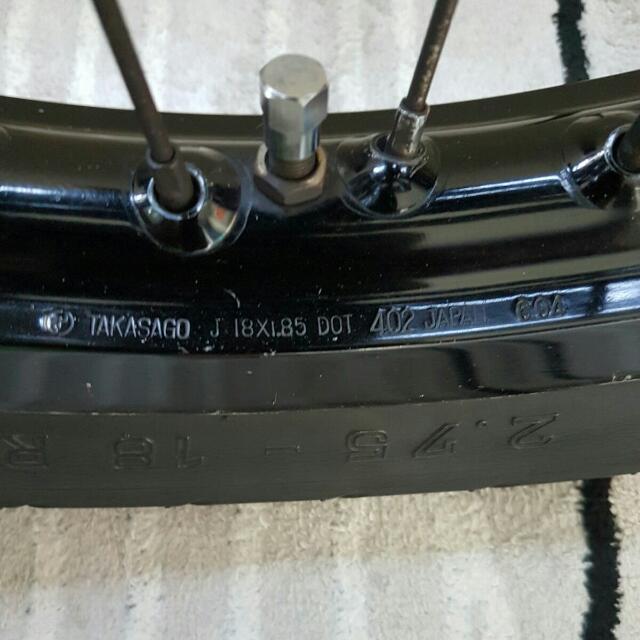 Takasago Excel Rim JAPAN Used On Rxz *RESERVED*, Car Accessories on ...