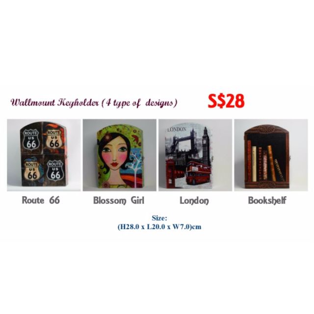 Wallmount Keyholder (Route 66), Mobile Phones & Gadgets, Mobile ...