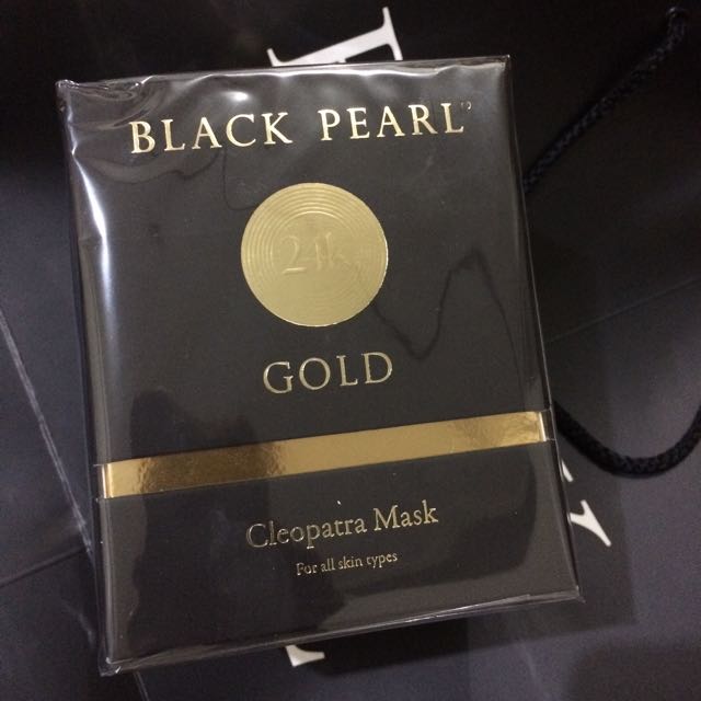 Black Pearl 24K Gold Cleopatra Face Mask, Beauty & Personal Care, Face ...