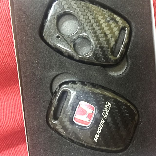 Honda Mugen Carbon Key Cover Genuine Parts, Auto Accessories on Carousell