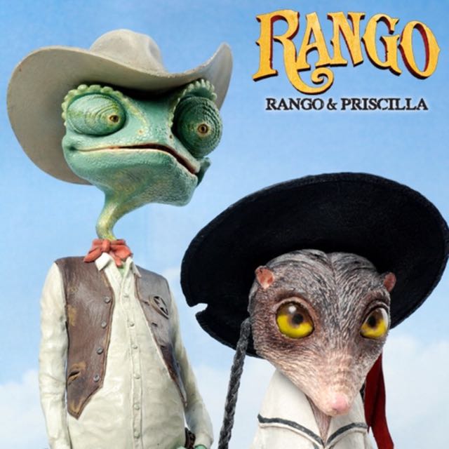 Hot Toys Rango And Priscilla Figure Set, Hobbies & Toys, Toys & Games ...