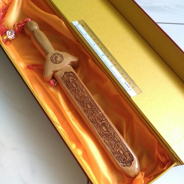 Peach Wood Sword (Feng Shui), Everything Else on Carousell