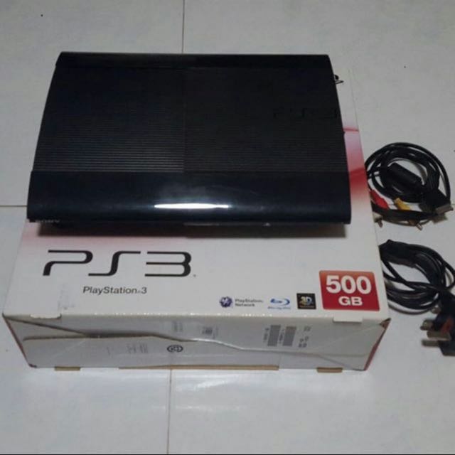 PS3 Super Slim 500GB, Video Gaming, Video Game Consoles, PlayStation on ...