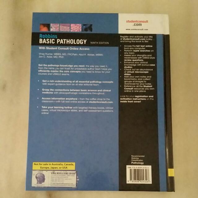 Robbins Basic Pathology Ninth Edition, Hobbies & Toys, Books ...
