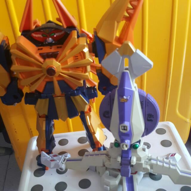 Samurai Sentai Shinkenger DaiKaiOh & Ika Origami, Hobbies & Toys, Toys ...