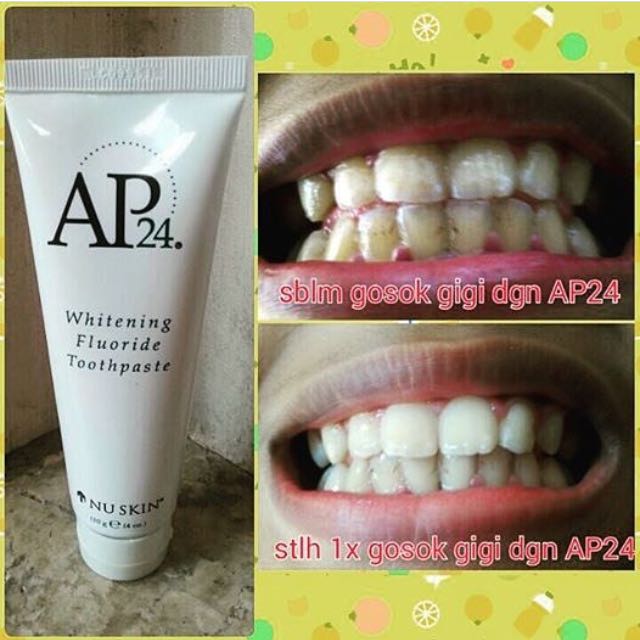 AP24 Whitening Fluoride Toothpaste, Beauty & Personal Care, Face, Face Care on Carousell