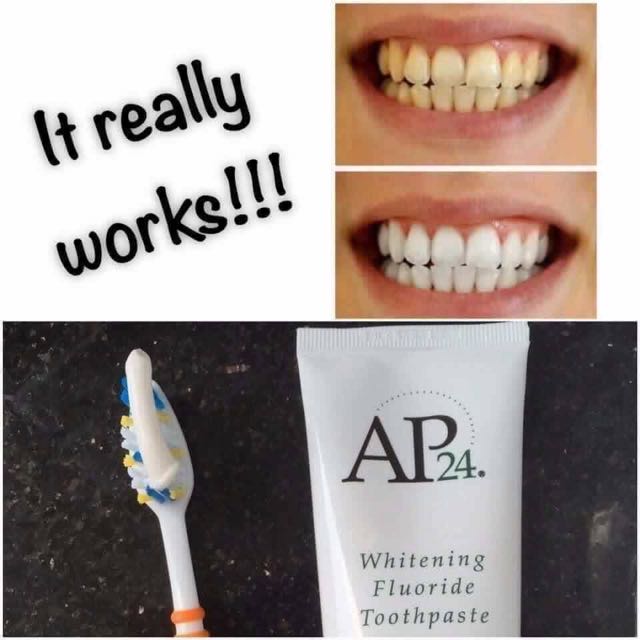 AP24 Whitening Fluoride Toothpaste, Beauty & Personal Care, Face, Face ...