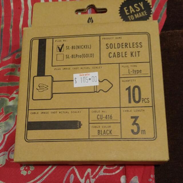 Free The Tone Solderless Cable Kit, Computers & Tech, Parts ...