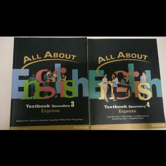 All About English Sec 3 Sec 4 Express Textbook $10 For 1 $18 For Both #English Textbook # ...