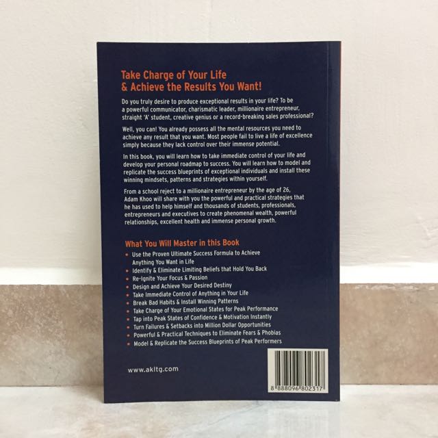 Master Your Mind, Design Your Destiny by Adam Khoo, Hobbies & Toys ...