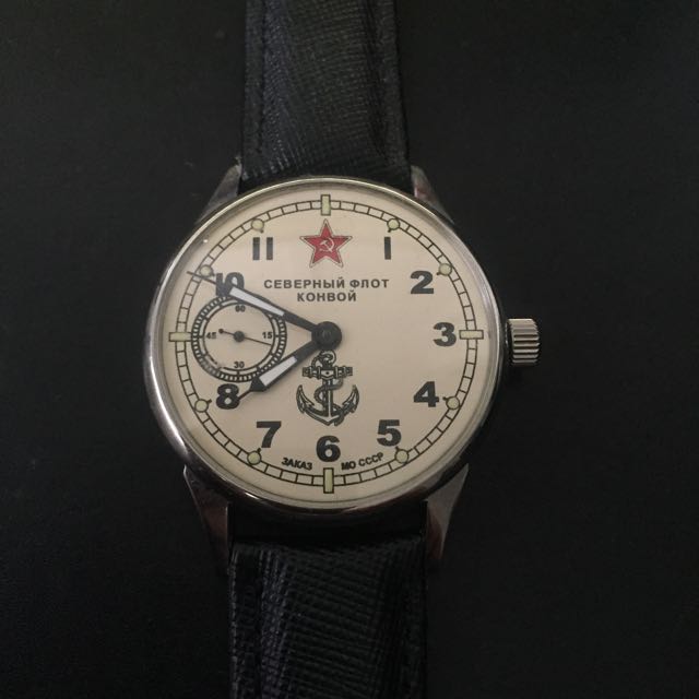 Vintage Russian Navy Watch, Men's Fashion, Watches & Accessories ...