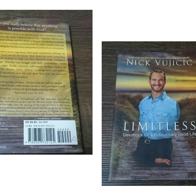 Limitless By Nick Vujicic Hobbies Toys Books Magazines Fiction