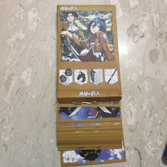 Attack On Titans Postcards, Hobbies & Toys, Memorabilia & Collectibles ...