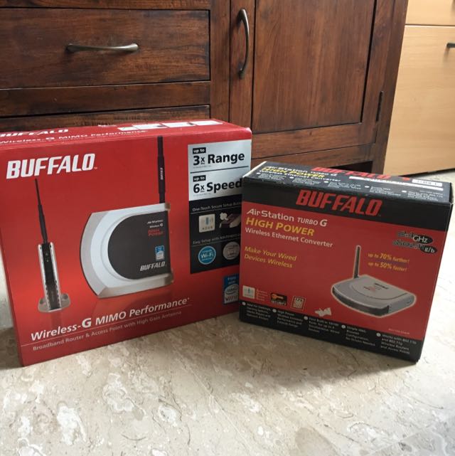 (PRICE REDUCED) Buffalo Wireless G Broadband Router & Ethernet ...