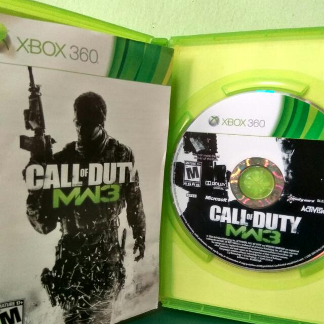 Call Of Duty COD MW3 Modern Warfare 3 (Xbox 360), Video Gaming, Video ...