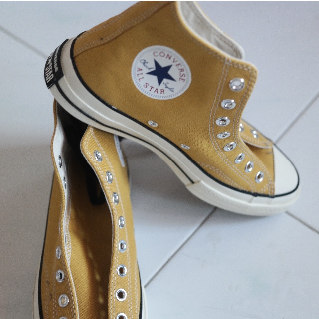 Converse First String 1970s Chuck Taylor Hi "Mustard", Men's Fashion ...