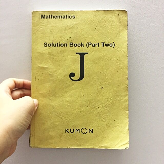 Kumon Solution Book For Level J Hobbies Toys Books Magazines Kumon Solution Book For Level J Hobbies Toys Books Magazines