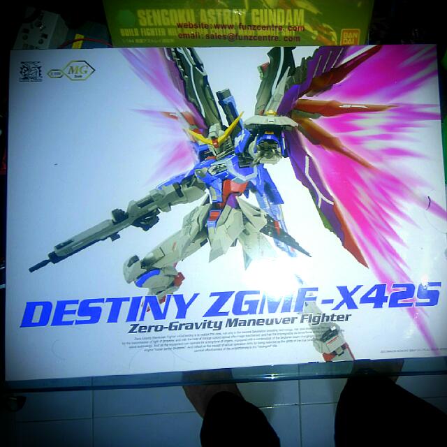 (MG)ZGMF-X42S Gundam Destiny zero Gravity Maneuver Fighter, Hobbies ...