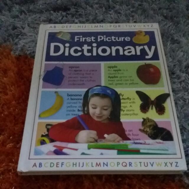 (Reserve)First Picture Dictionary, Books & Stationery, Children's Books ...
