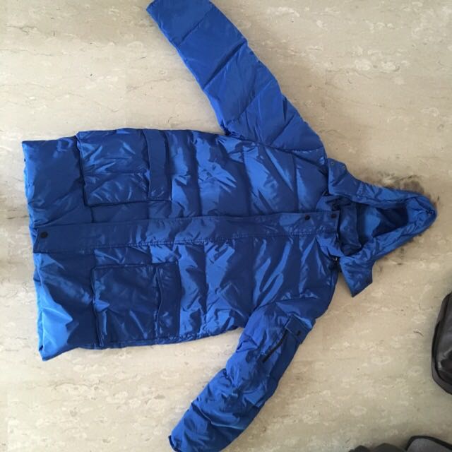 Freeze Zone Down Jacket, Men's Fashion, Tops & Sets, Hoodies on Carousell