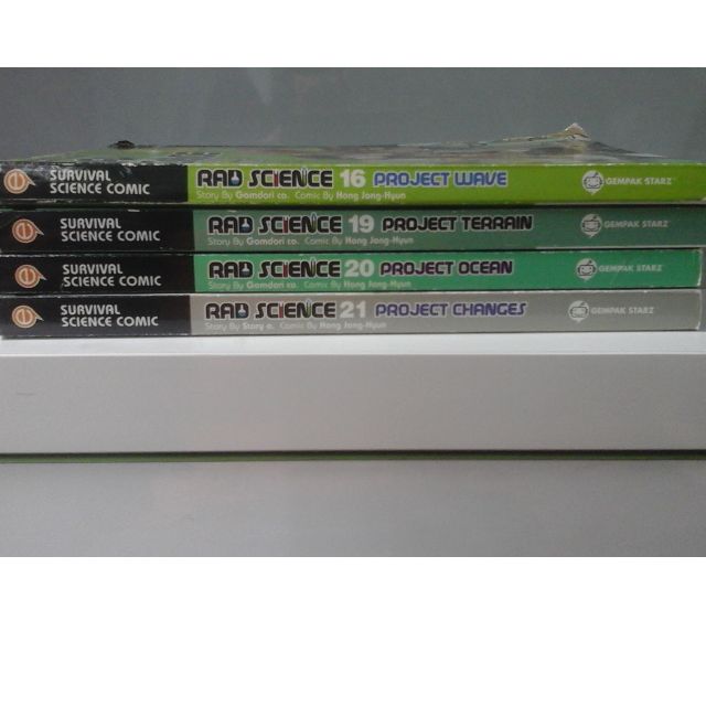 RAD SCIENCE(16,19,20,21) Survival science comic, Hobbies & Toys, Books ...