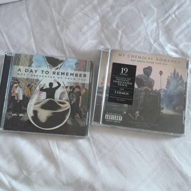 ADTR and MCR CDs, Hobbies & Toys, Music & Media, CDs & DVDs on Carousell