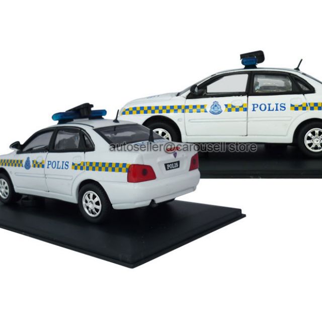 Proton Waja polis malaysia patrol car diecast, Hobbies & Toys, Toys ...