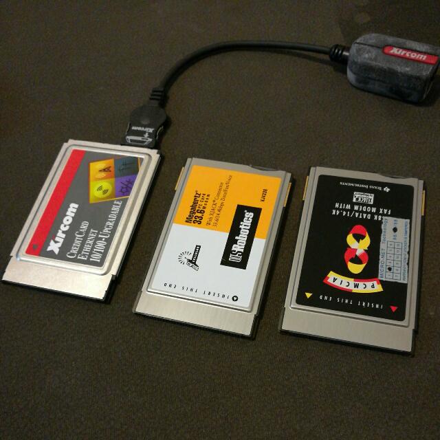 Wireless LAN Adapter Ethernet Card PC Card Modem PCMCIA Fax Modem ...