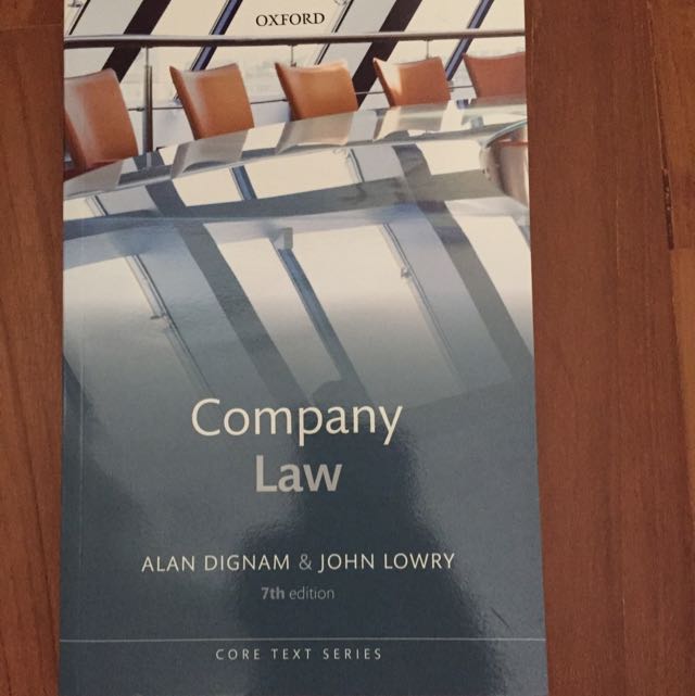 (reserved) Company Law (Alan Dignam & John Lowry), Hobbies & Toys ...