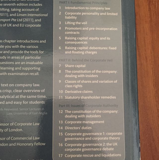 (reserved) Company Law (Alan Dignam & John Lowry), Hobbies & Toys ...