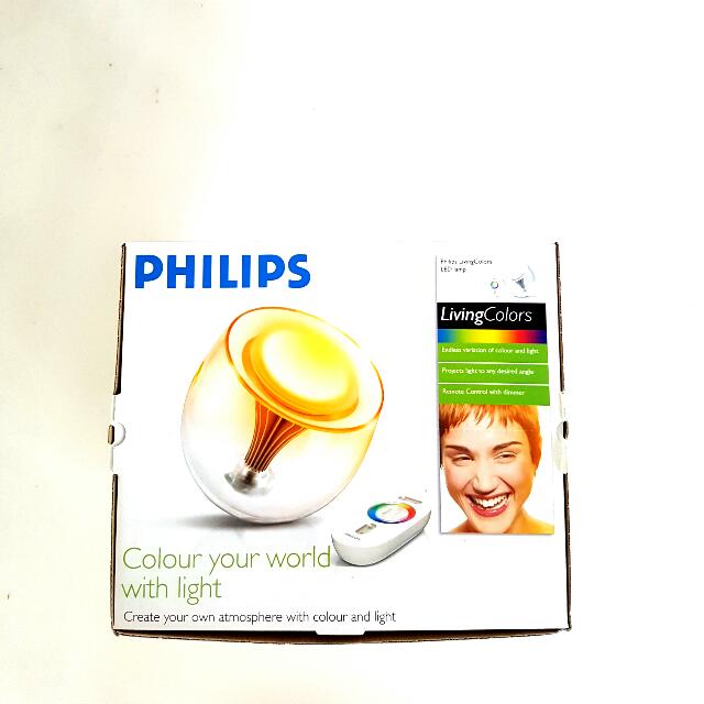 Philips LivingColors LED Lamp, Furniture & Home Living, Lighting & Fans ...