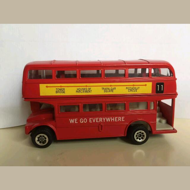 Red London Double Decker Bus Original Replica, Hobbies & Toys, Toys ...