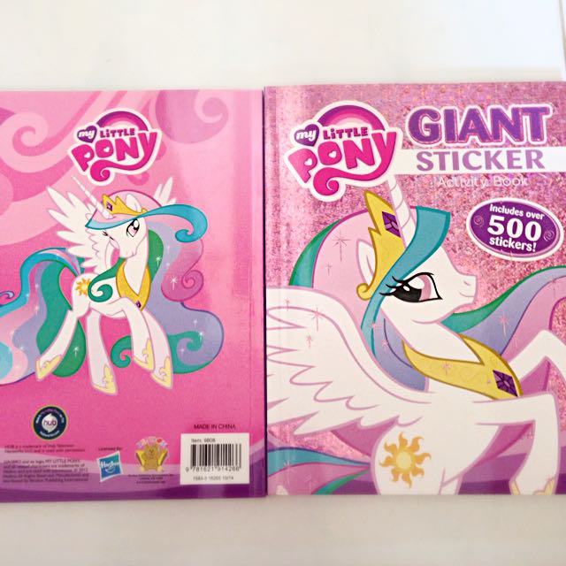 Giant MLP Activity Book with over 500 sticker of different sizes ...