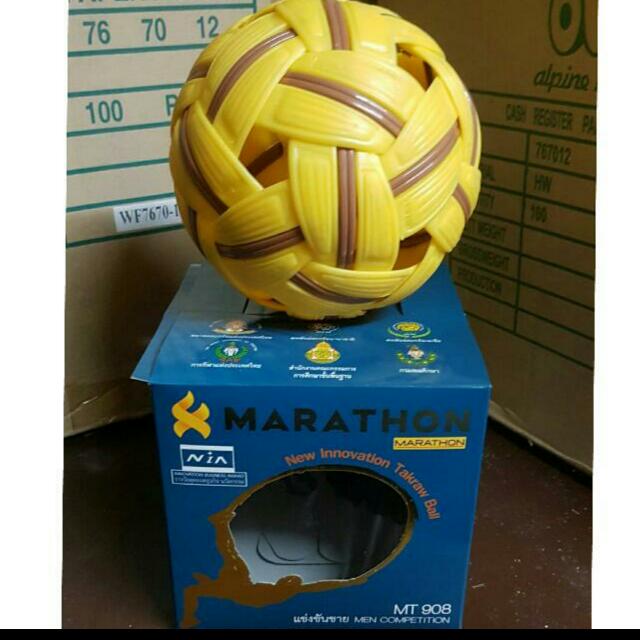 Marathon Sepak Takraw Ball, Sports, Sports & Games Equipment on Carousell