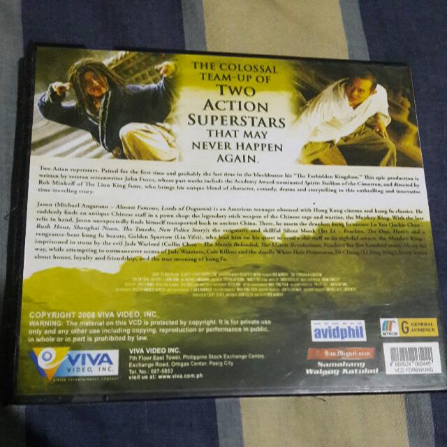 Original The Forbidden Kingdom VCD, TV & Home Appliances, TV & Entertainment, Blu-Ray & Media ...