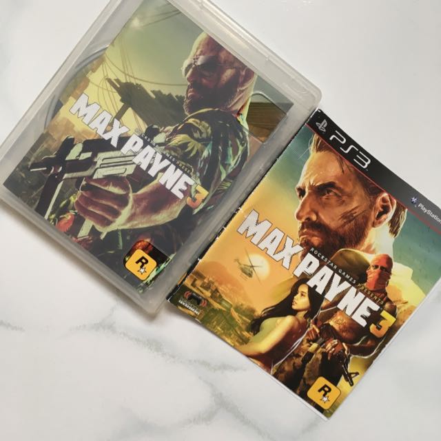 Authentic PLAYSTATION SONY PS3 Max Payne 3, Video Gaming, Video Games ...
