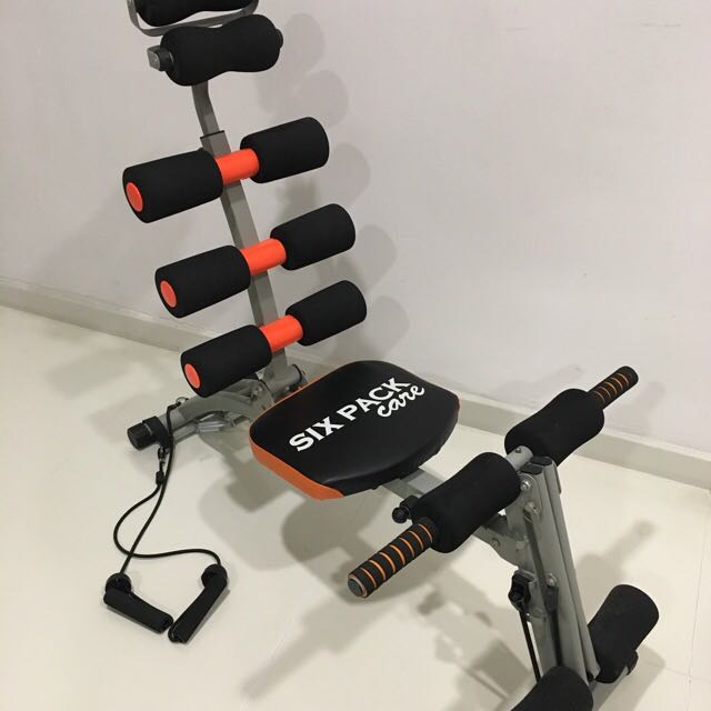 Six Pack AB Workout Abdominal Training Exercise Bench, Sports Equipment ...