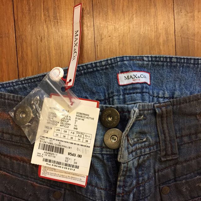 Authentic Brand New Max & Co Jeans, Women's Fashion, Bottoms, Jeans ...