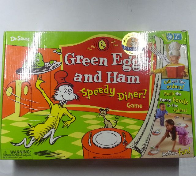 Dr Seuss Green Eggs and Ham speedy diner game, Hobbies & Toys, Toys ...