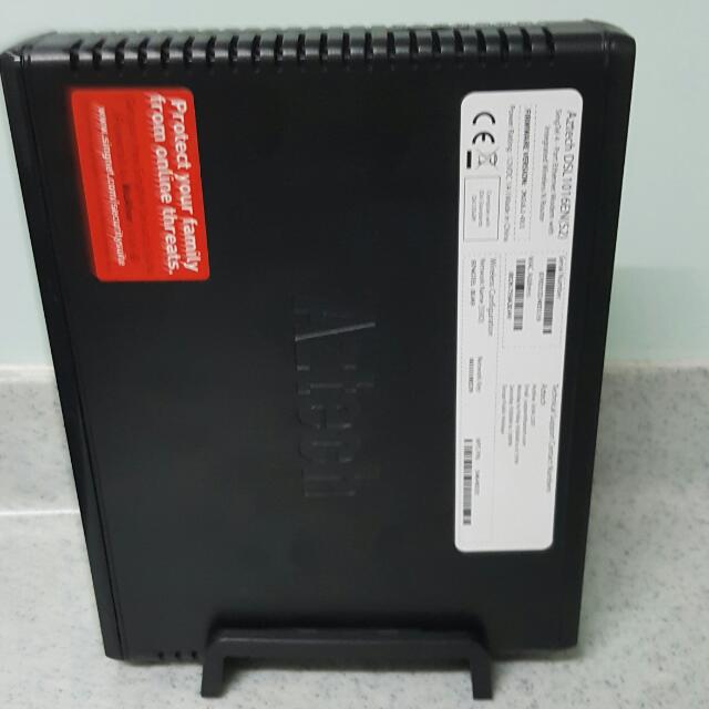 FREE.. Singtel Aztech Router, Computers & Tech, Parts & Accessories ...