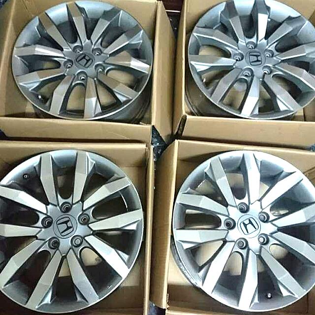 HONDA FD2 OEM ENKEI RIM 17 inch, Car Accessories on Carousell