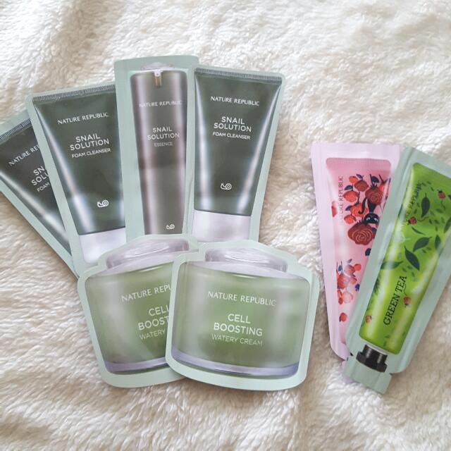Korean Skincare And Makeup Sample Sachets, Beauty & Personal Care, Bath ...