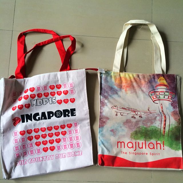 Singapore SG50 Tote Bag, Women's Fashion, Bags & Wallets, Tote Bags on ...