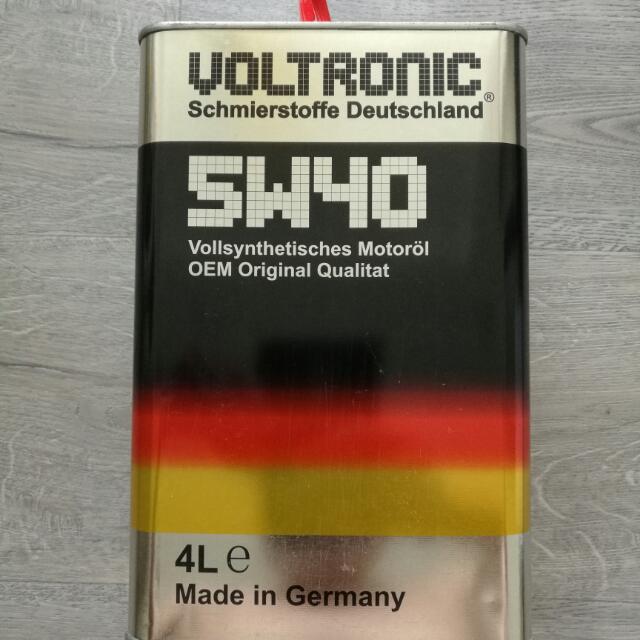 Voltronic Engine Oil 5w40, Car Accessories on Carousell