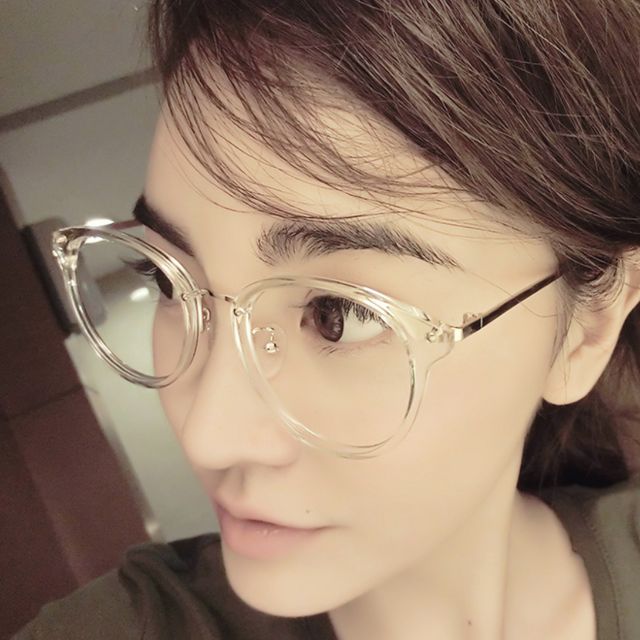 Black Frame / Clear Frame Transparent Glasses, Women's Fashion, Watches ...