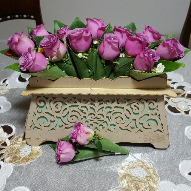 Customize Songket Bunga Rampai Holder, Furniture & Home Living, Home ...