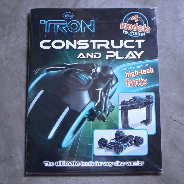 Disney Tron Legacy Construct and Play. A Papercraft book, Hobbies ...