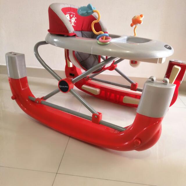 Lucky Baby Walker cum Rocker, Babies & Kids, Babies & Kids Fashion on ...